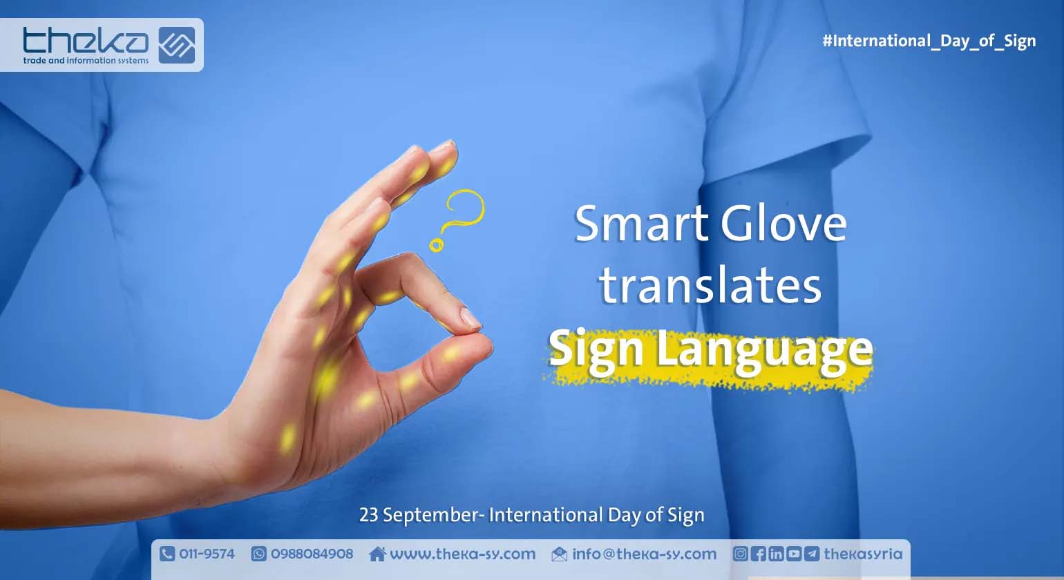 Translator glove - instantly translates sign language - Theka For Trade ...